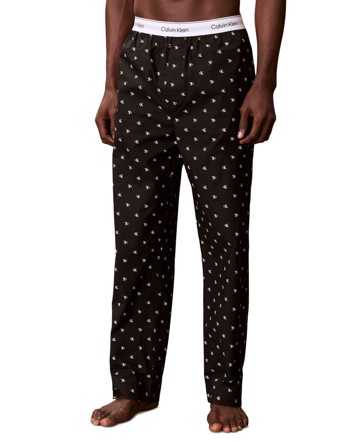Click here for Calvin Klein Mens Elastic Waistband Pants - Diamon... prices