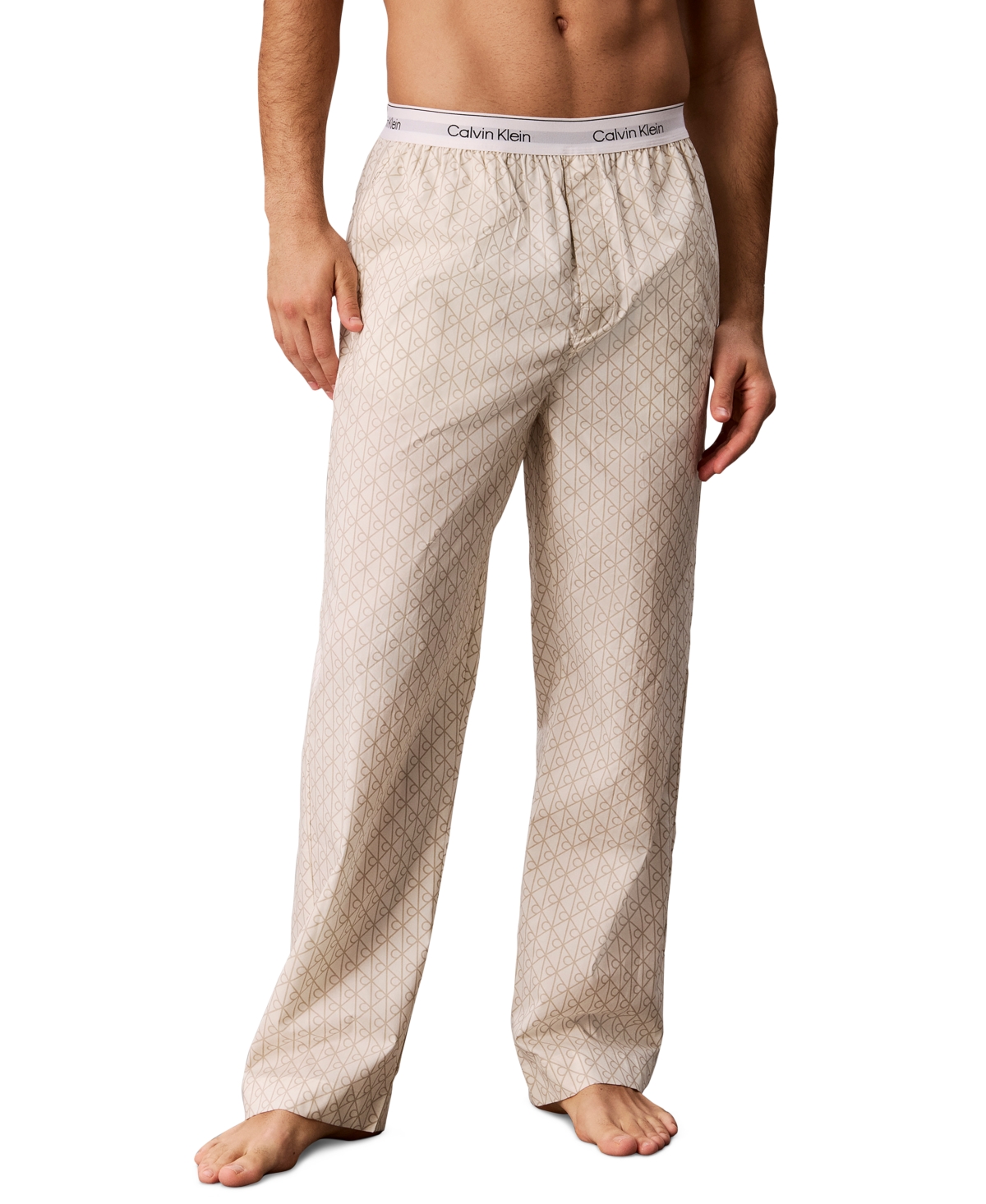 Click here for Calvin Klein Mens Elastic Waistband Pants - Dual E... prices