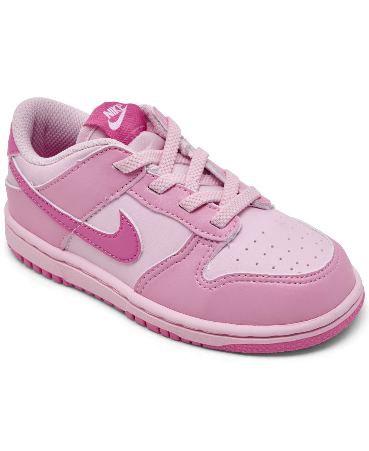 Click here for Nike Toddler Girls Dunk Low Elastic Lace Lifestyle... prices