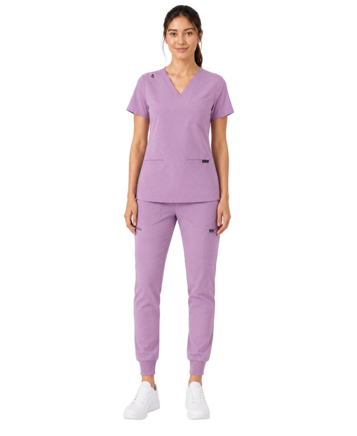 Click here for Medgear Womens Kayla V-neck Top and Multi-Pocket J... prices