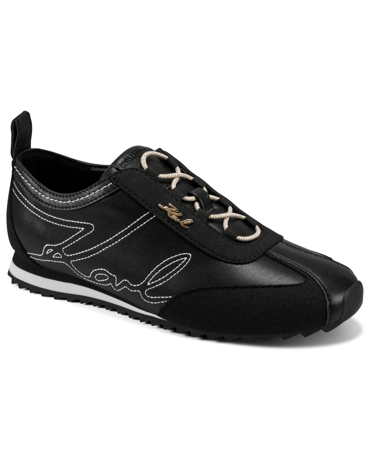 Click here for Karl Lagerfeld Paris Womens Alarise Lace-Up Sneake... prices