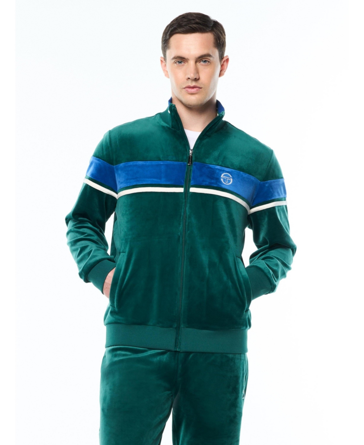 Click here for Sergio Tacchini Mens Damarindo Velour Track Jacket... prices