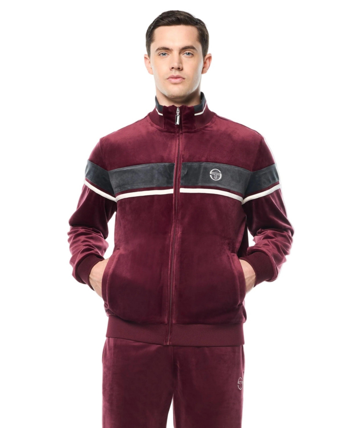 Click here for Sergio Tacchini Mens Damarindo Velour Track Jacket... prices