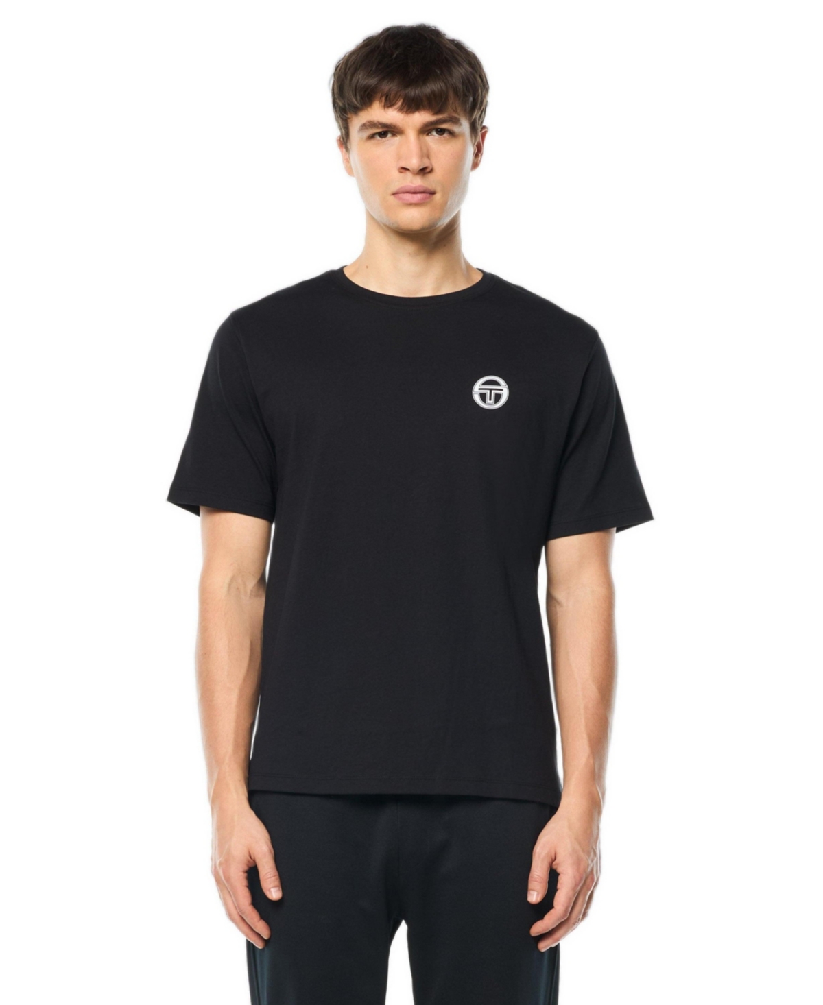 Click here for Sergio Tacchini Mens Cericho T-Shirt - Black beaut... prices