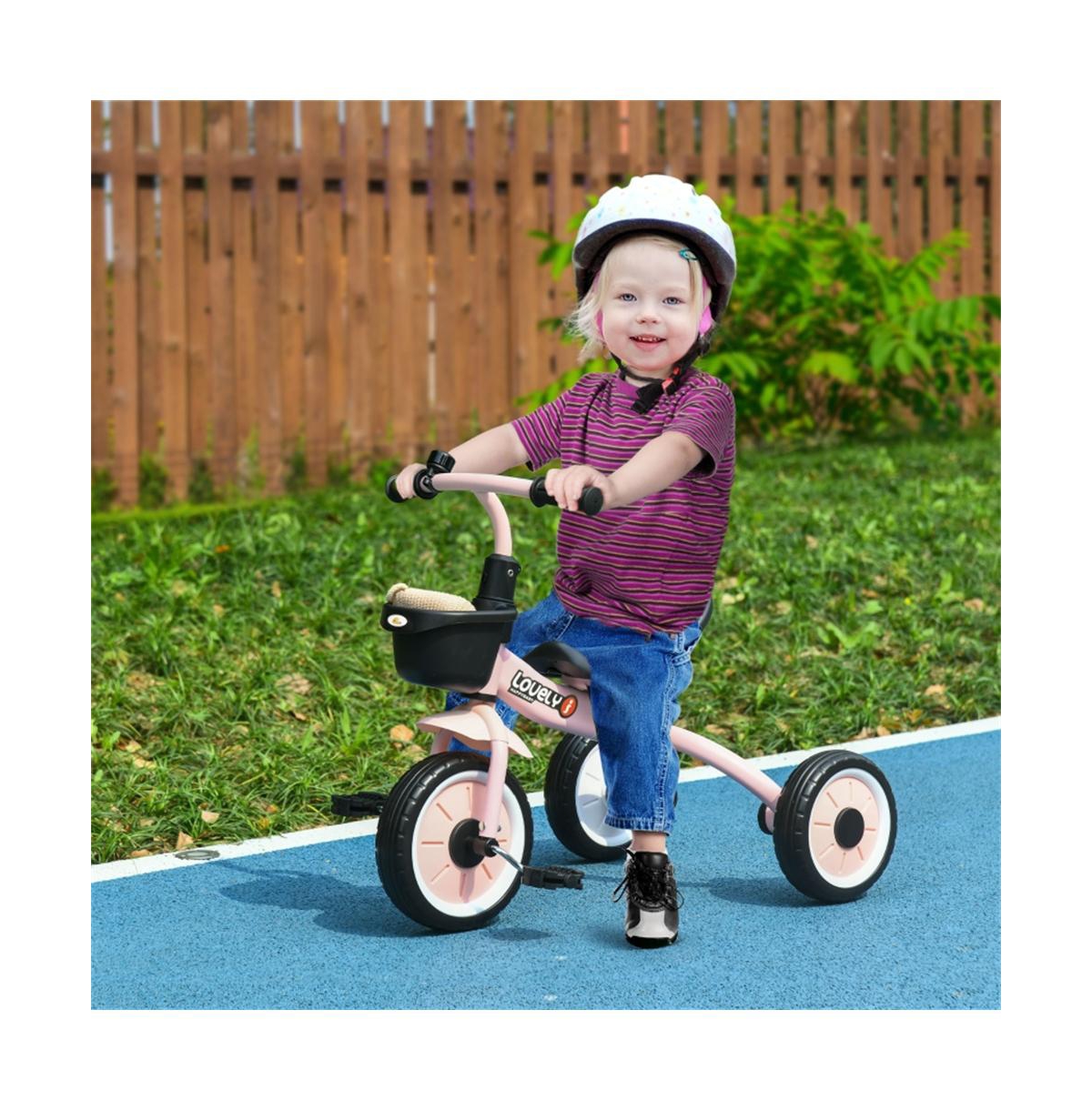 Click here for Sevorley Kids 3-Wheel Tricycle with Adjustable Sea... prices