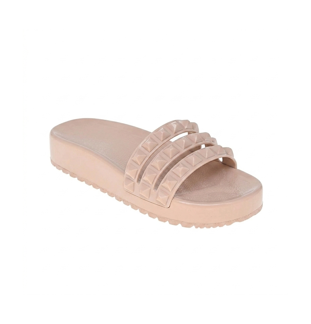 Click here for Carmen Sol Womens Franco 3 Slides 3 Straps - Blush prices