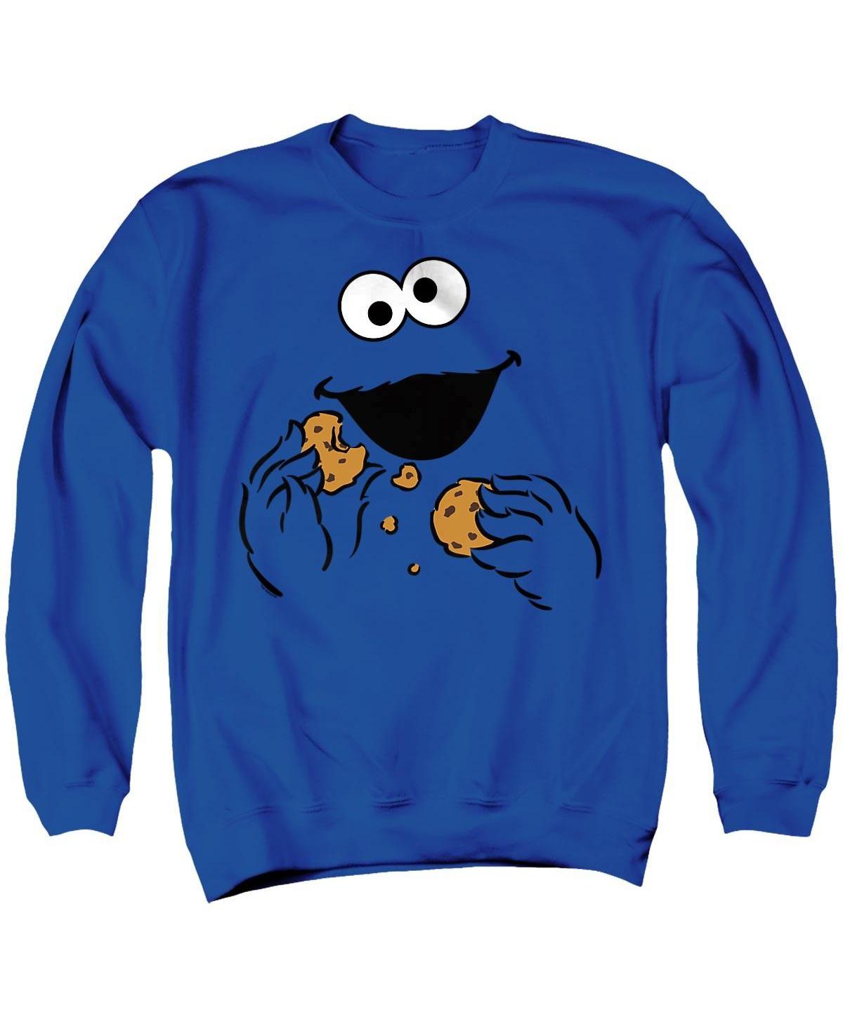Click here for Sesame Street Mens Cookie Monster Om Nom Face Grap... prices