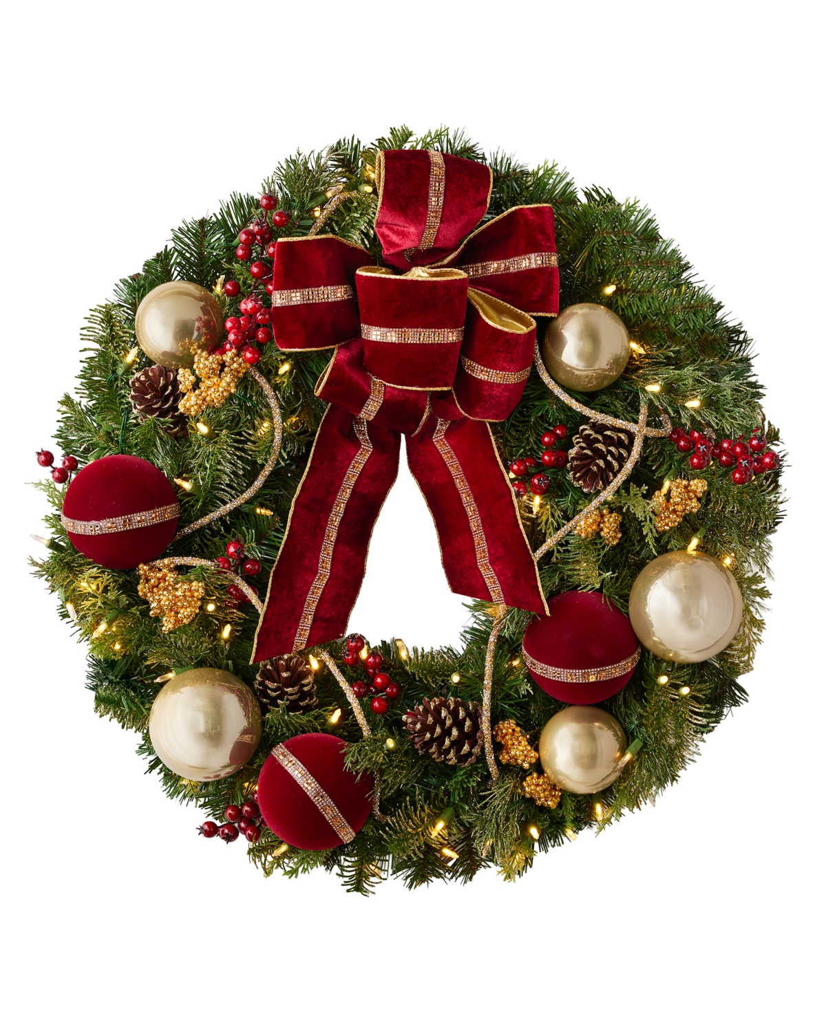 Click here for Balsam Hill Royal Heirloom 28 Wreath - Multi prices