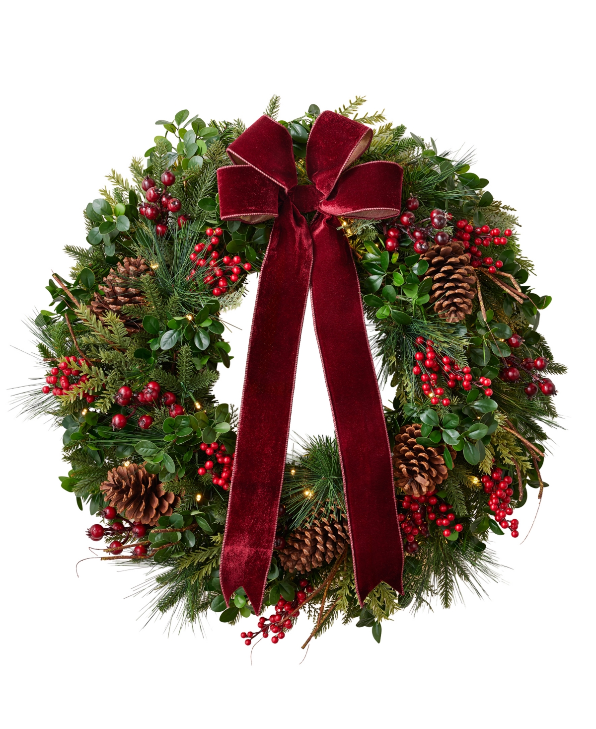 Click here for Balsam Hill Boxwood Berries 28 Wreath - Multi prices