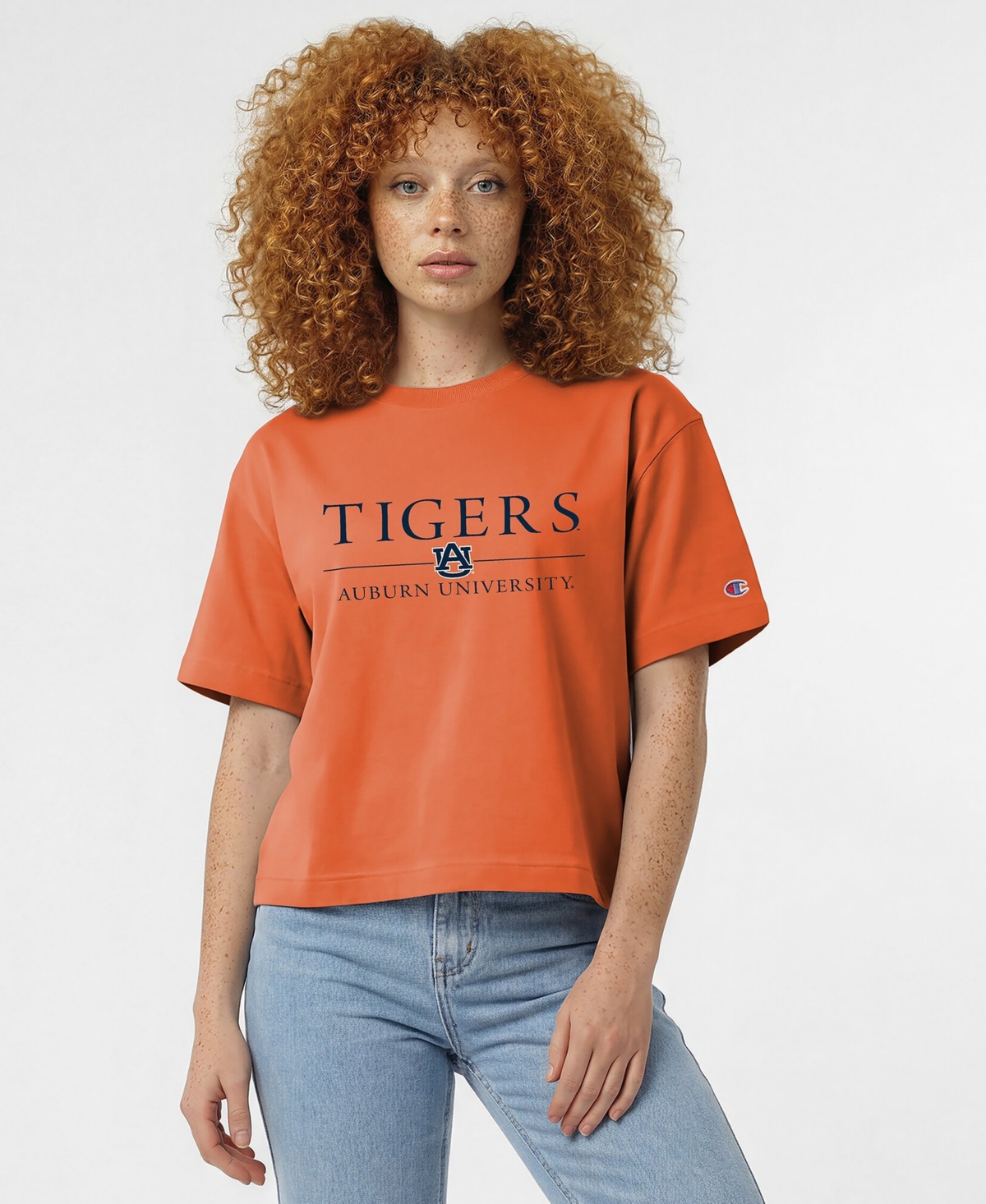 Click here for Champion Womens Auburn Tigers Relaxed-Fit Cropped... prices