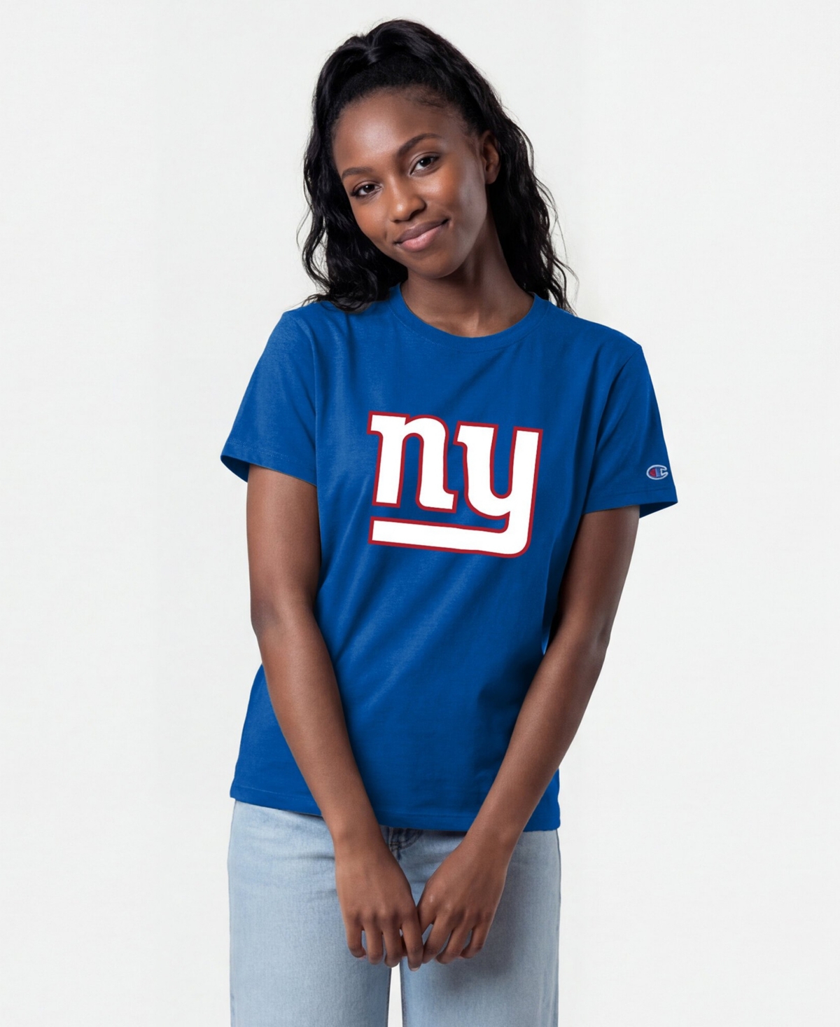 Click here for Champion Womens New York Giants Logo T-Shirt - Roy... prices