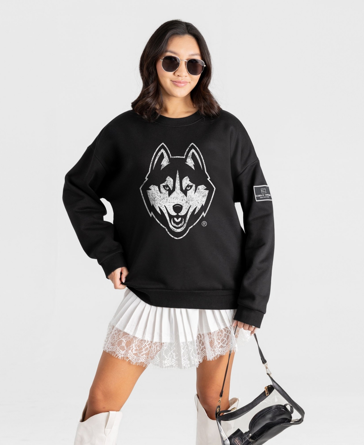 Click here for Gameday Couture Womens UConn Huskies Dropped Shoul... prices