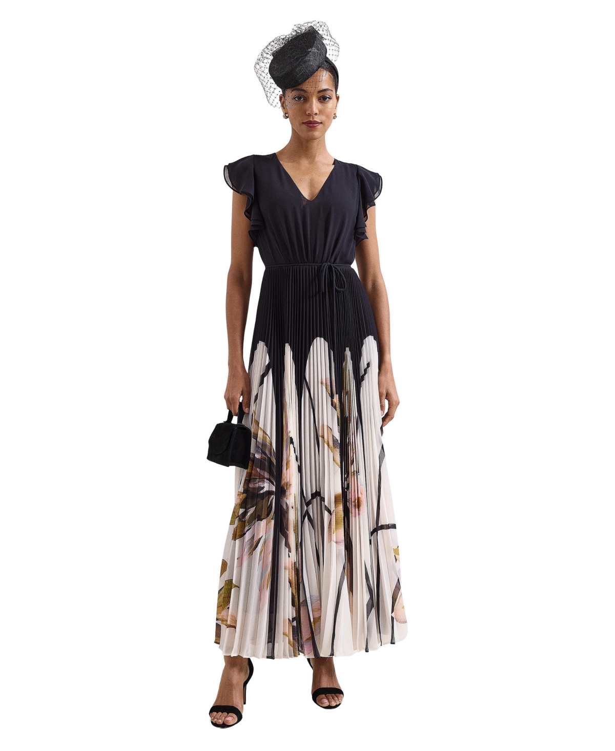 Click here for Phase Eight Womens Uma Pleated Floral Maxi Dress -... prices