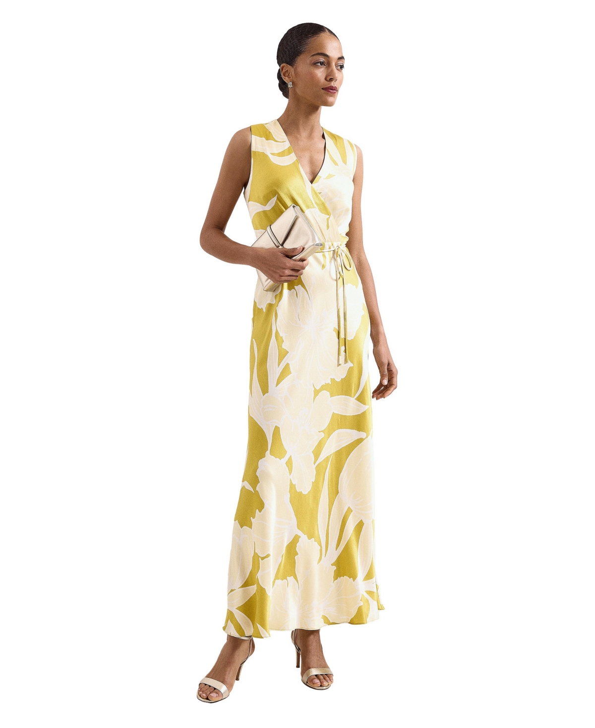 Click here for Phase Eight Womens Paula Floral Maxi Dress - Yello... prices
