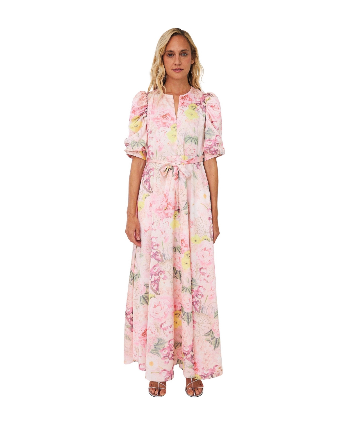 Click here for Cras Womens Kayla Floral Print Maxi Dress - Floral... prices