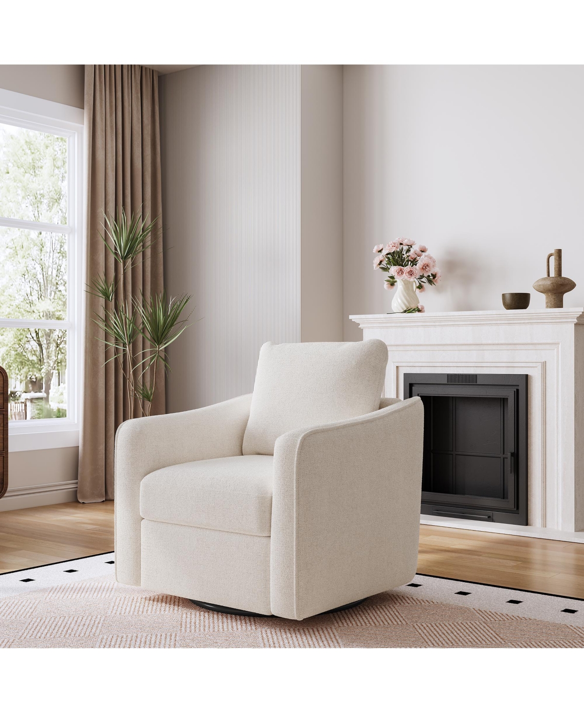 Click here for homfan 360 degrees Swivel Accent Chair  Modern Uph... prices