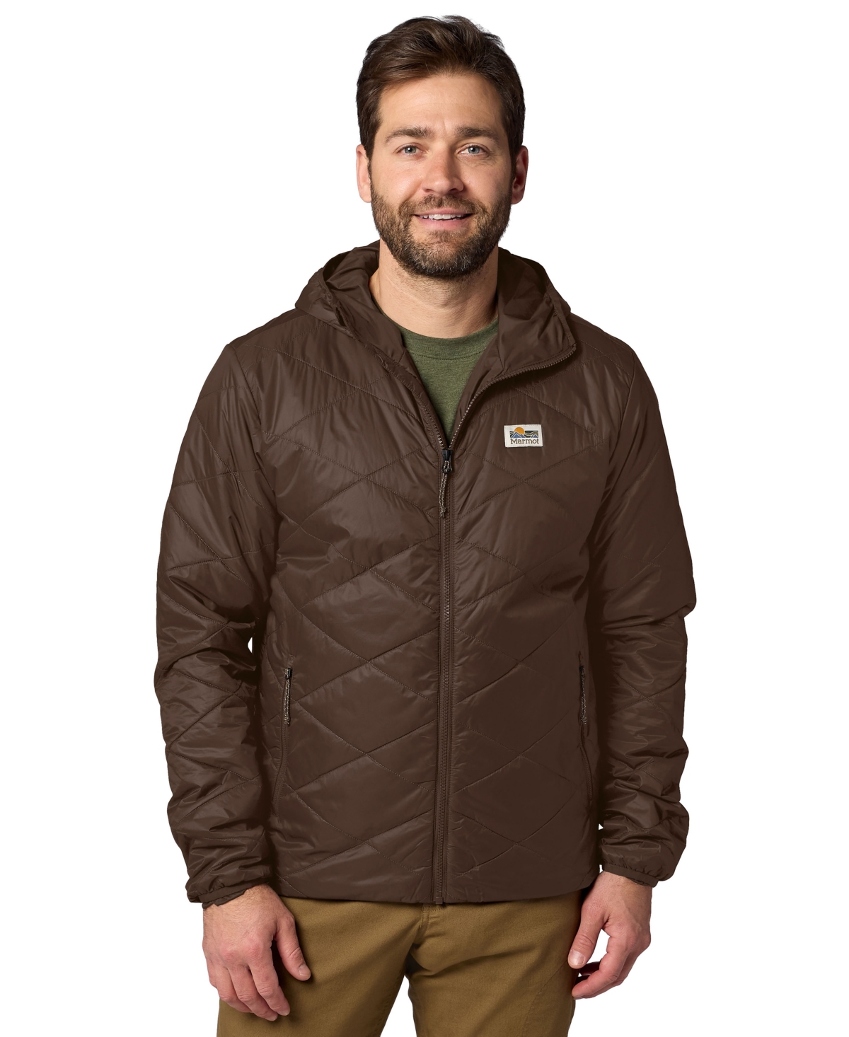 Click here for Marmot Mens Onward Insulated Regular-Fit Quilted J... prices