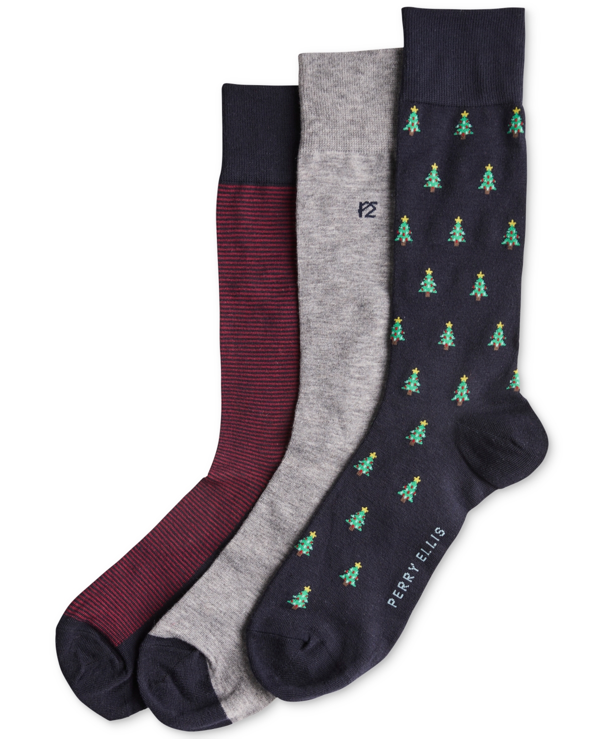 Click here for Perry Ellis Portfolio Mens Christmas Trees Mix Cre... prices
