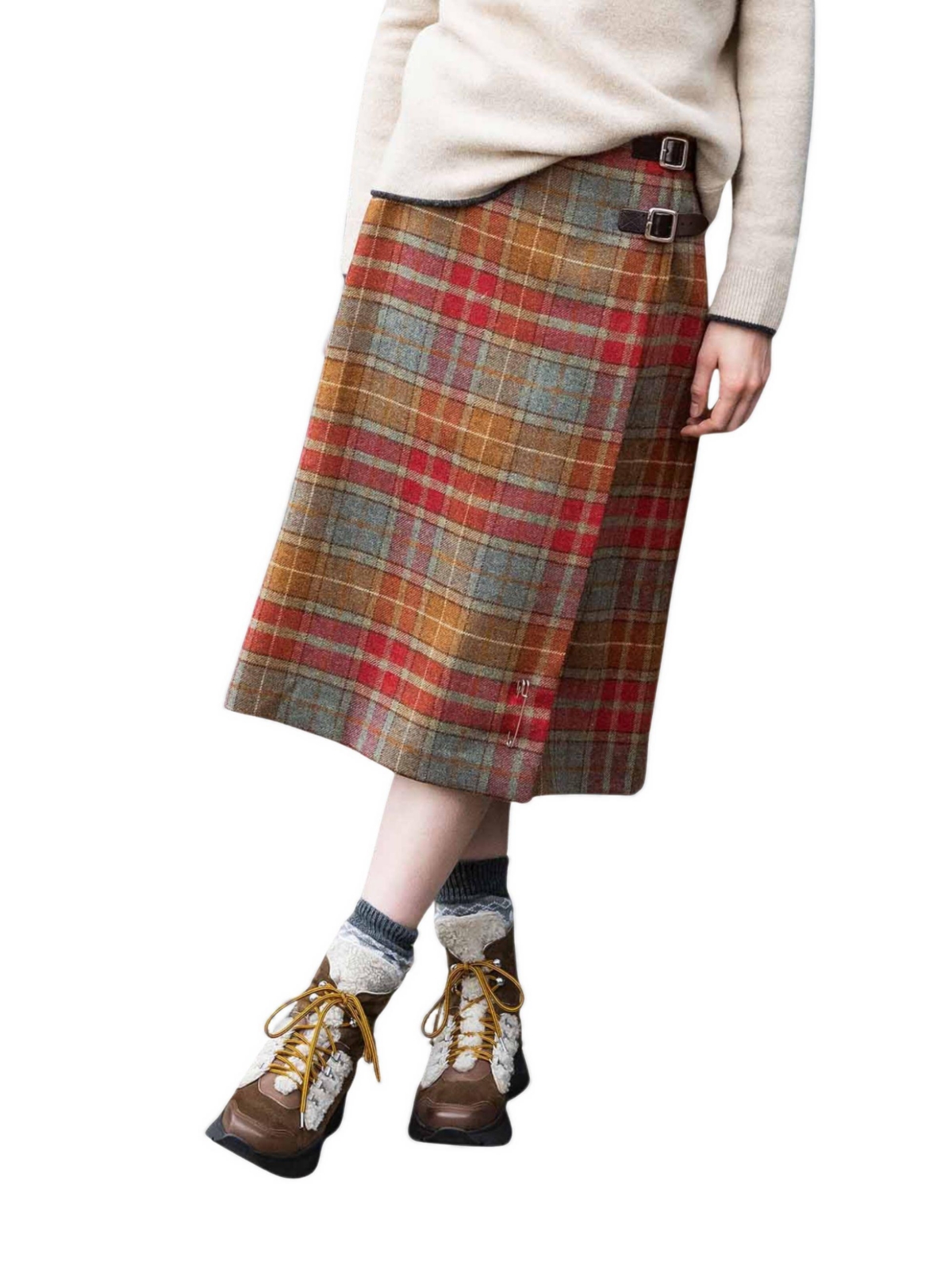 Click here for Celtic & Co. Womens British Midi Celt Kilt - Autum... prices