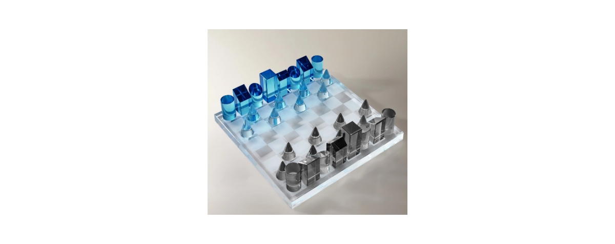 Click here for Z Gallerie Crystal Chess - Blue grey prices