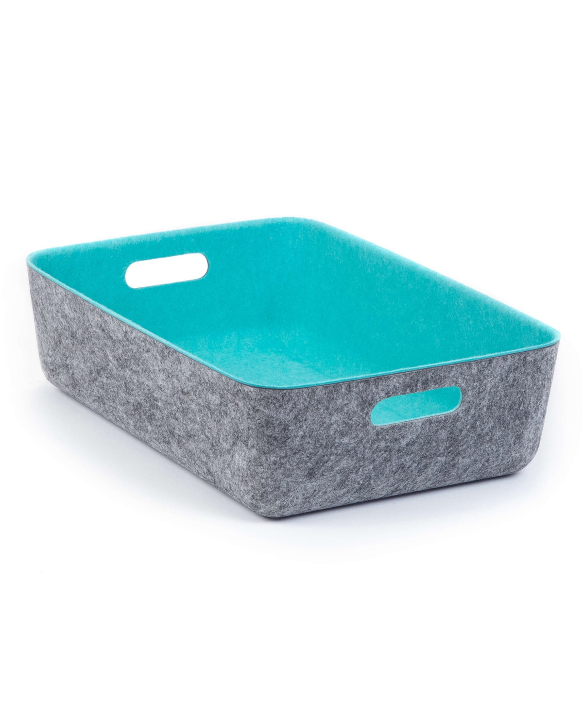 Click here for three by three reSTAK medium short bin - Gray  Blu... prices