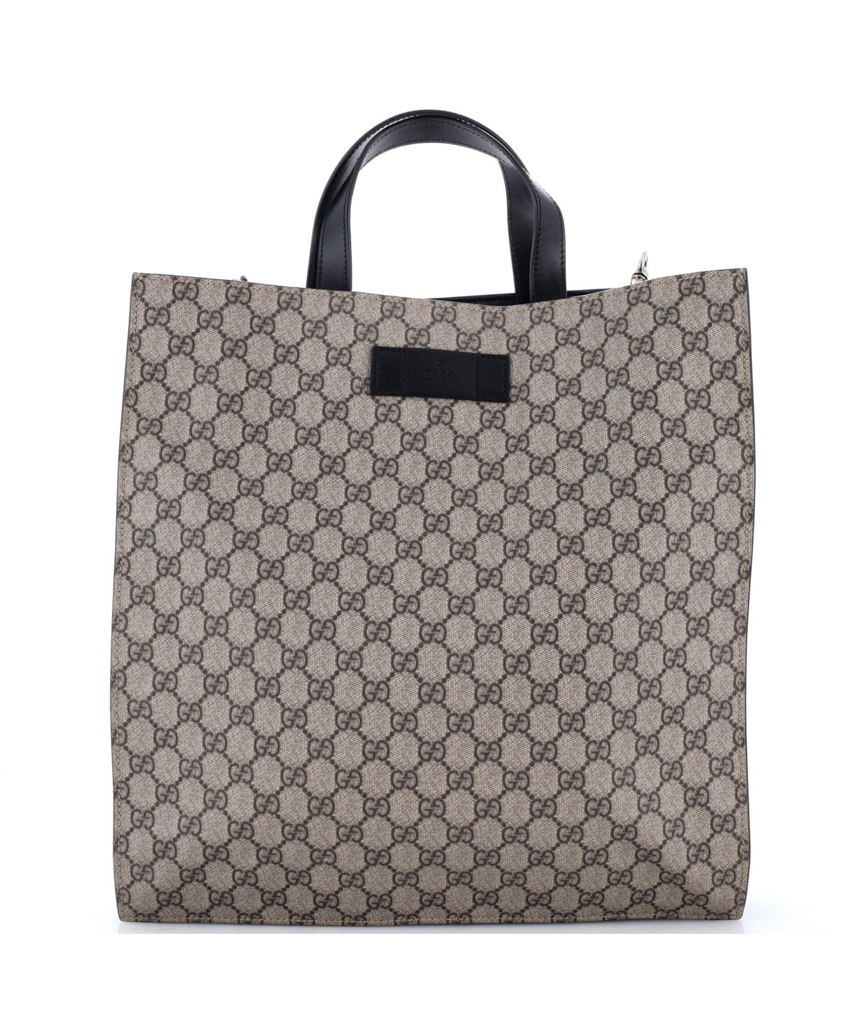 Click here for Pre-Owned Gucci Tall Convertible Soft Open Tote Gg... prices