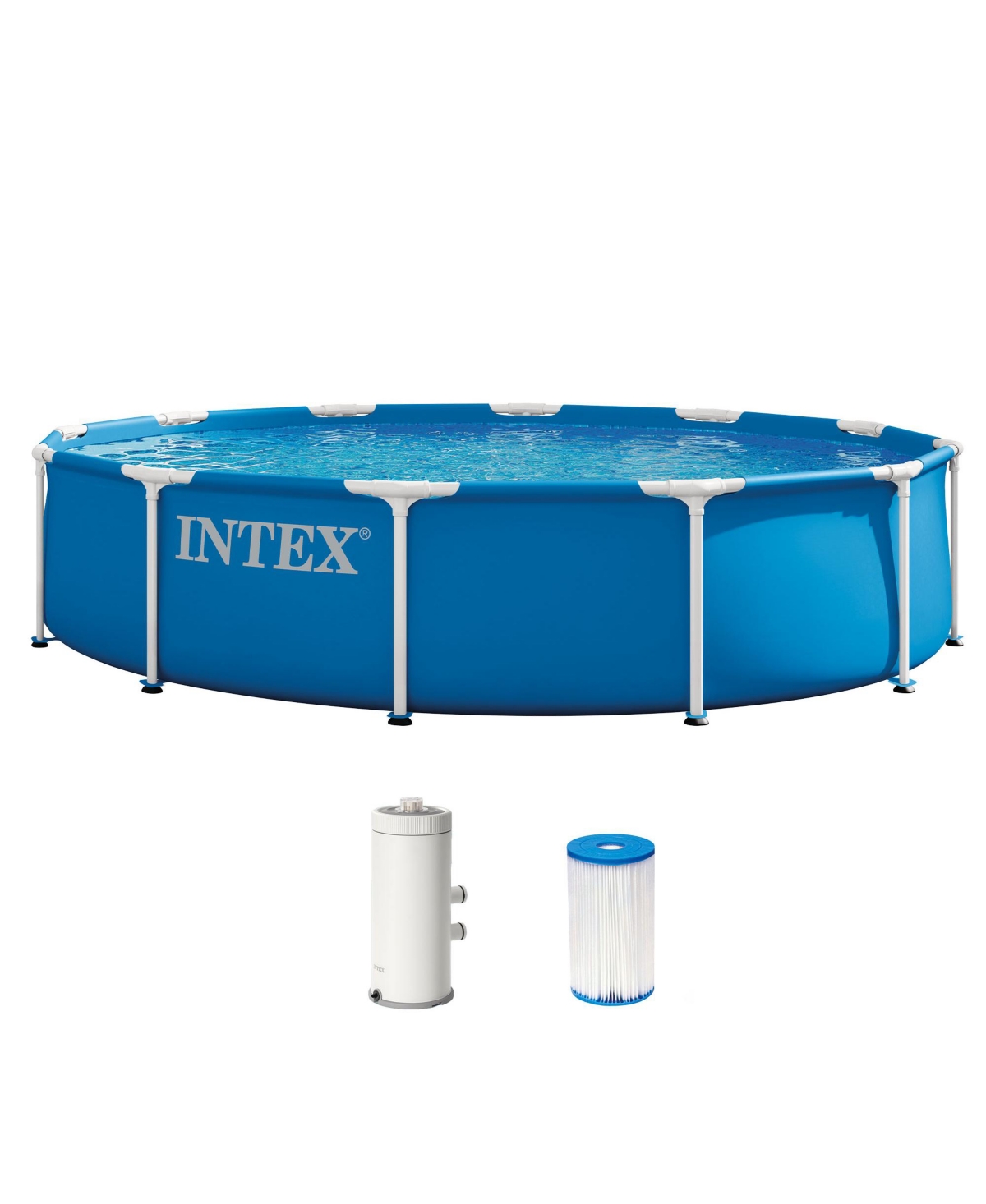 Click here for Intex 28211EP 12ft x 30in Metal Frame Above Ground... prices