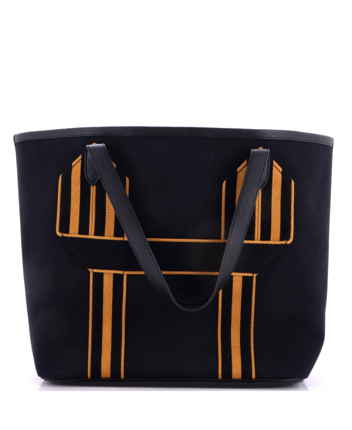 Click here for Pre-Owned Hermes Pursangle Tote Canvas with Leathe... prices
