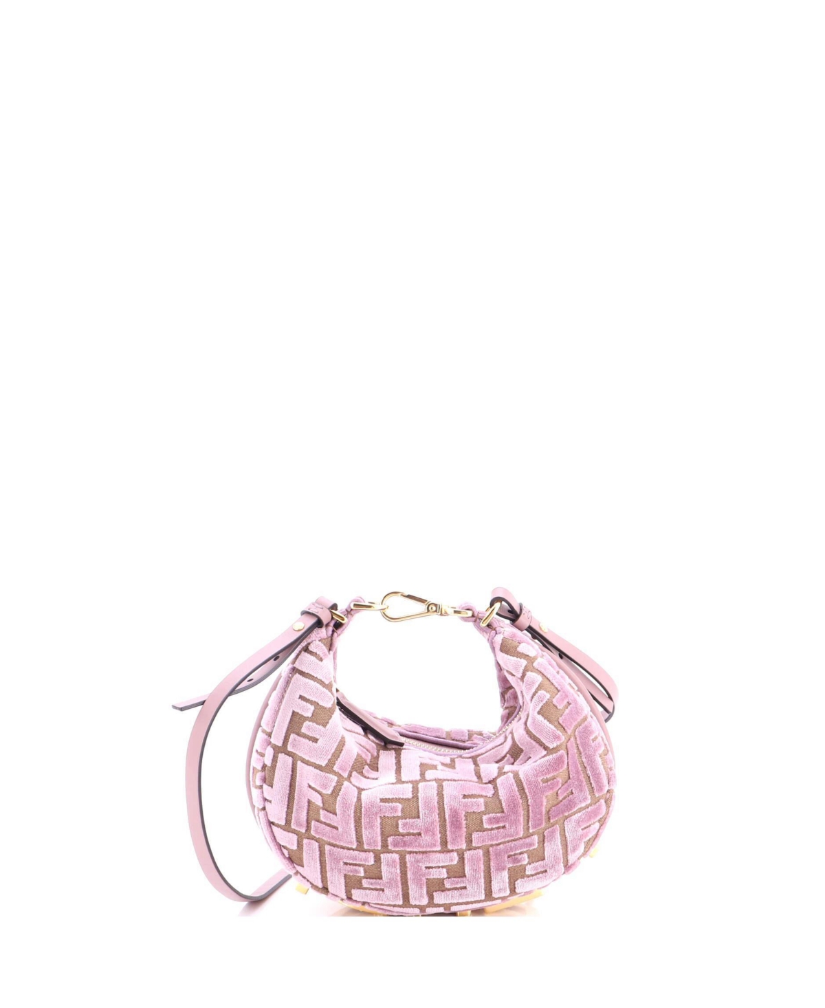 Click here for Pre-Owned Fendi Mini Fendigraphy Bag Zucca Jacquar... prices
