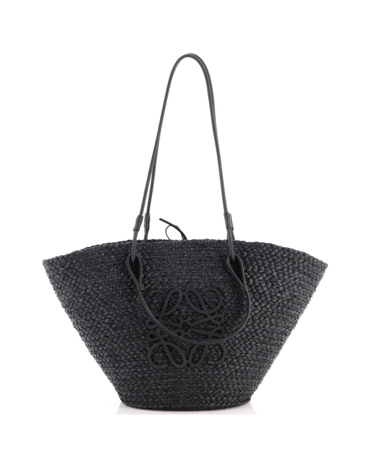 Click here for Pre-Owned Loewe Medium Anagram Basket Tote Woven R... prices
