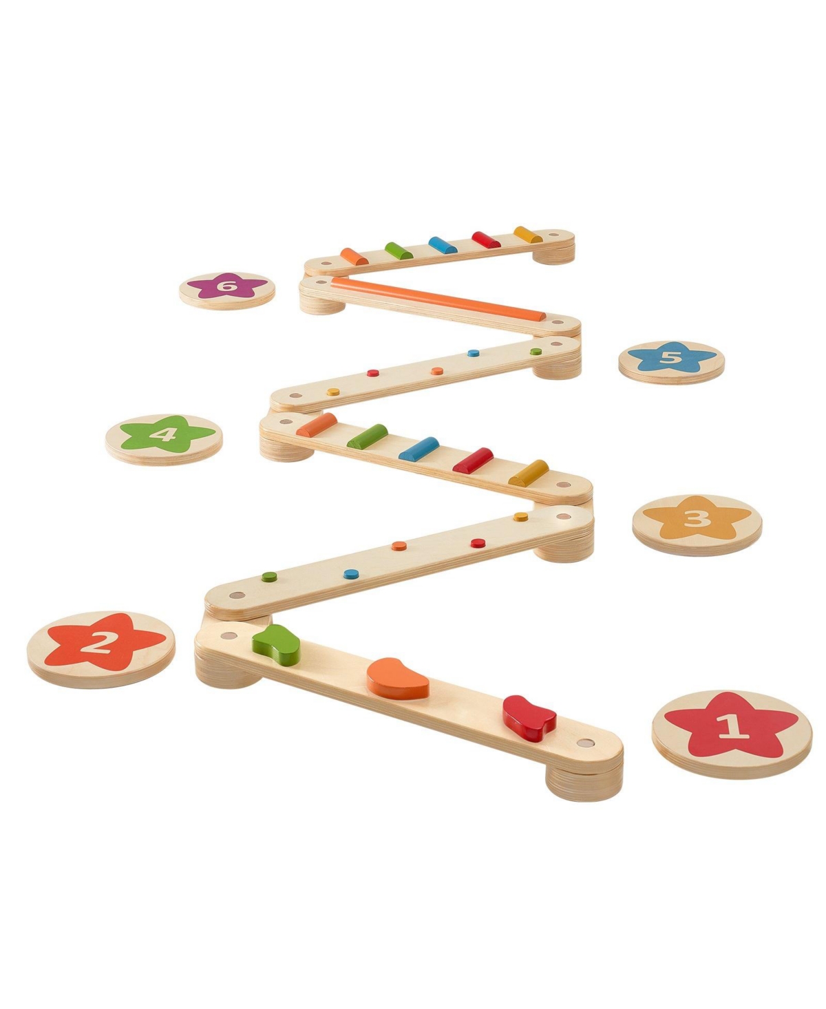 Click here for Slickblue 6 Pieces Wooden Balance Steppingstones f... prices
