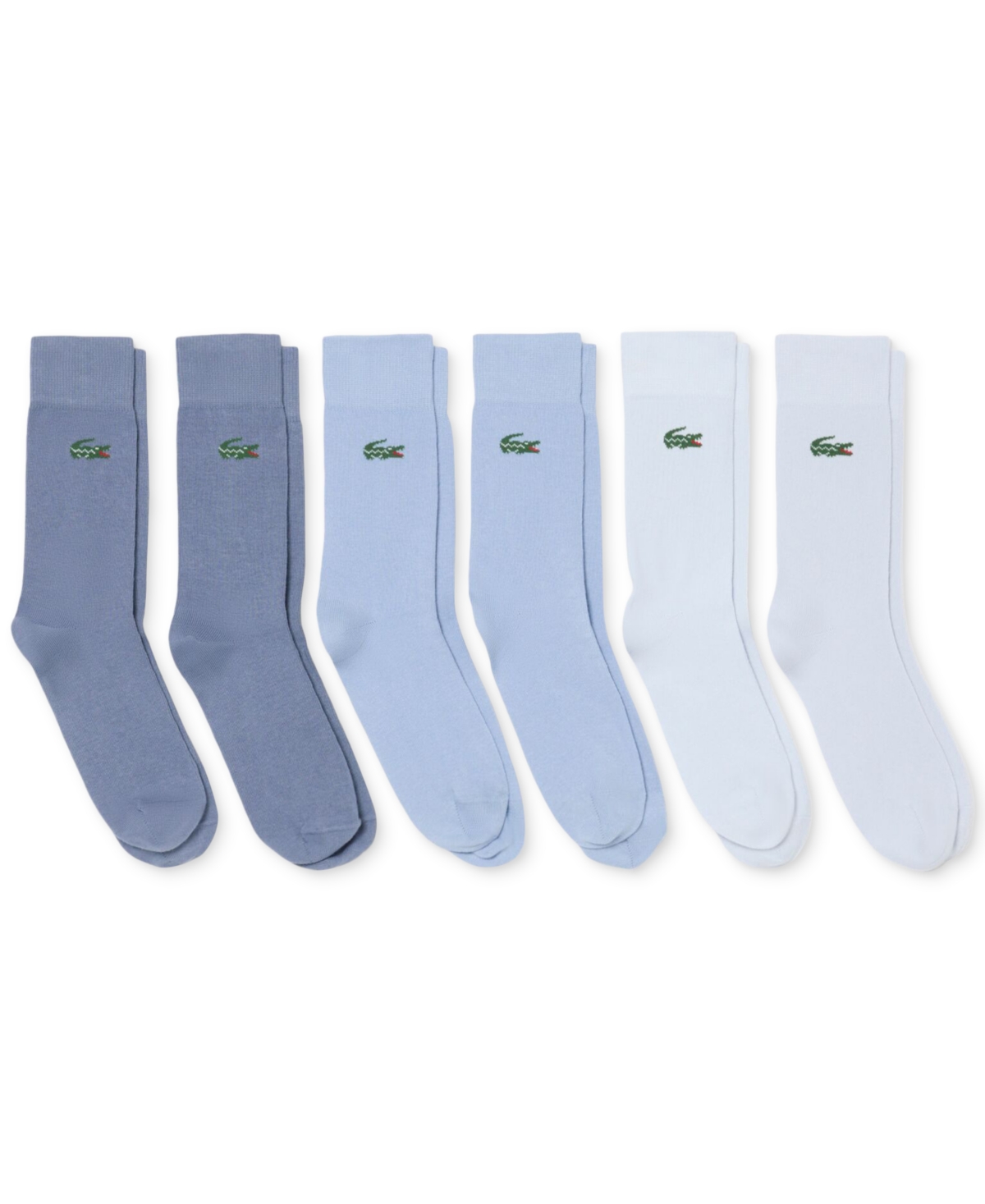 Click here for Lacoste Mens Ribbed Crew Socks  6-Pack - Phoenix B... prices