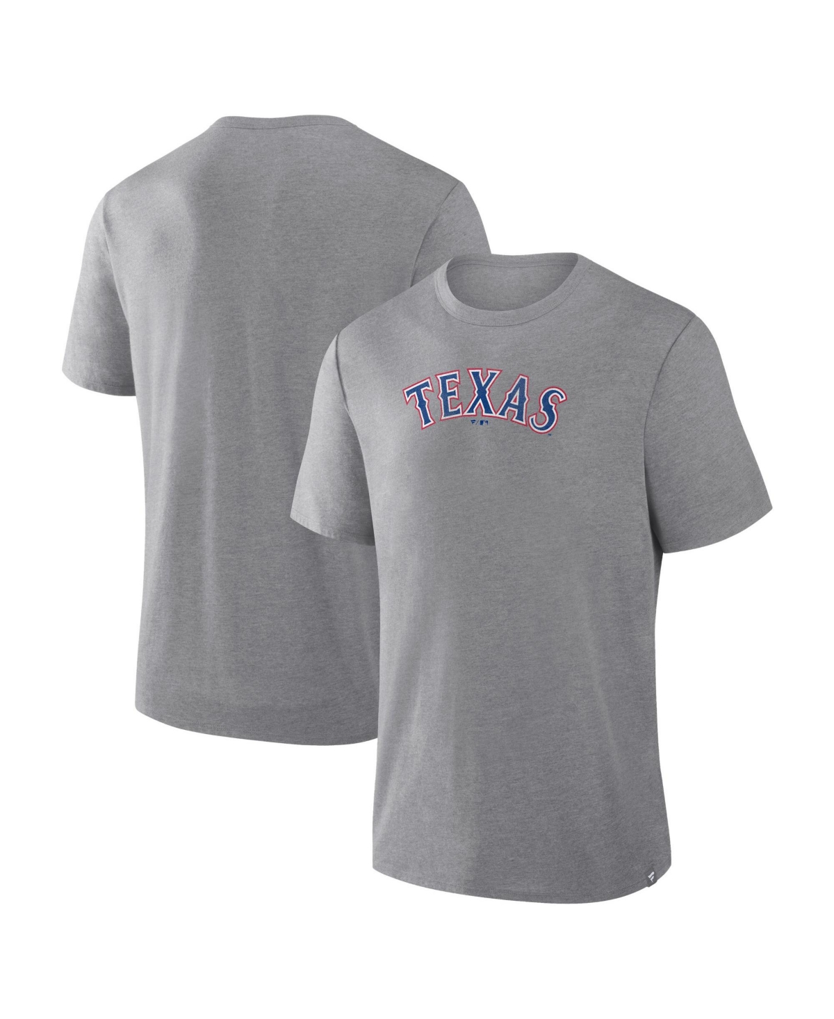 Click here for Fanatics Mens Heather Gray Texas Rangers Play Trib... prices
