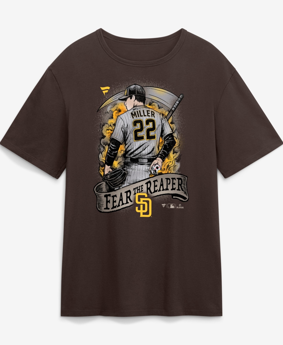 Click here for Fanatics Mens Mason Miller Brown San Diego Padres... prices