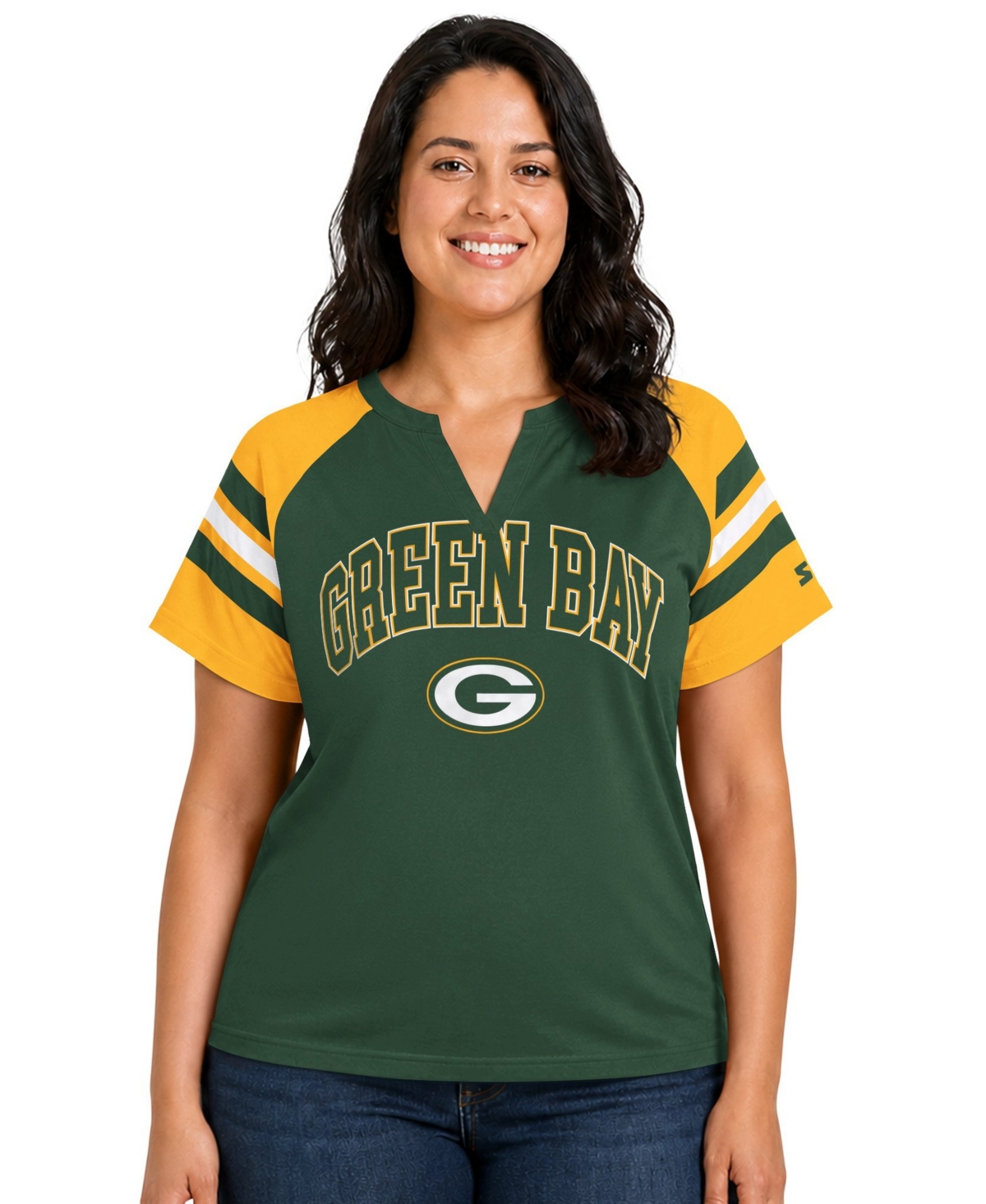 Click here for Starter Womens Green Bay Packers Plus Size Game On... prices