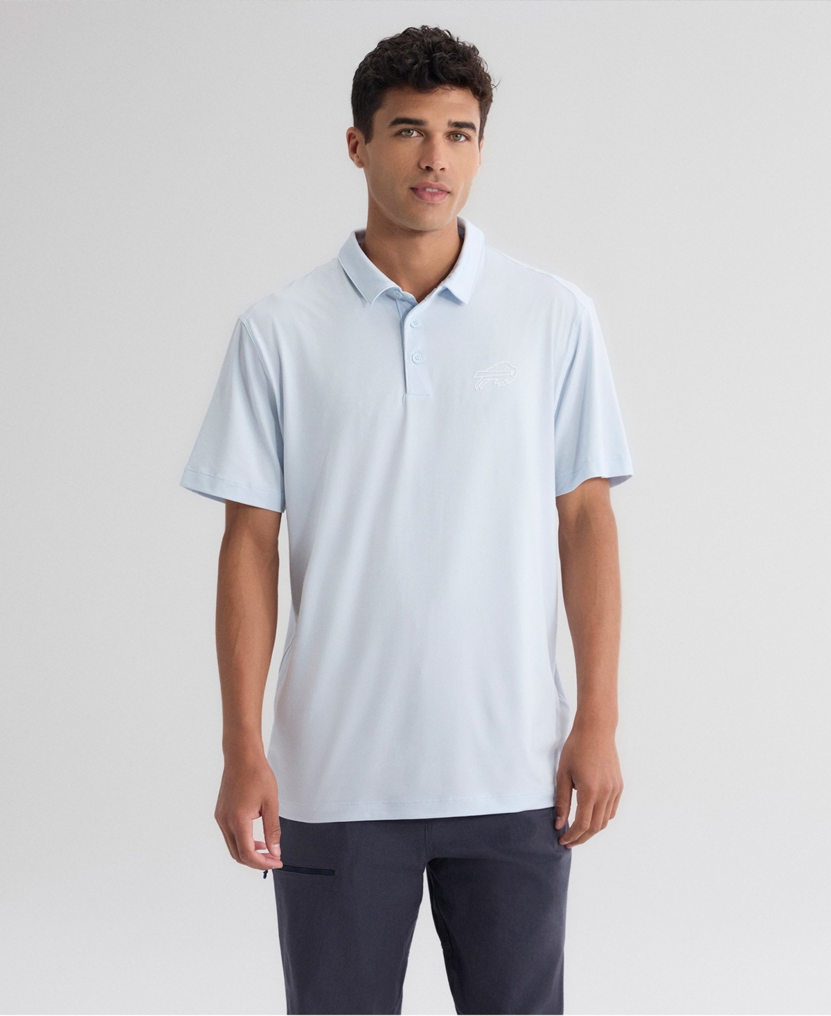 Click here for Fanatics Mens Light Blue Buffalo Bills Clutch Polo... prices