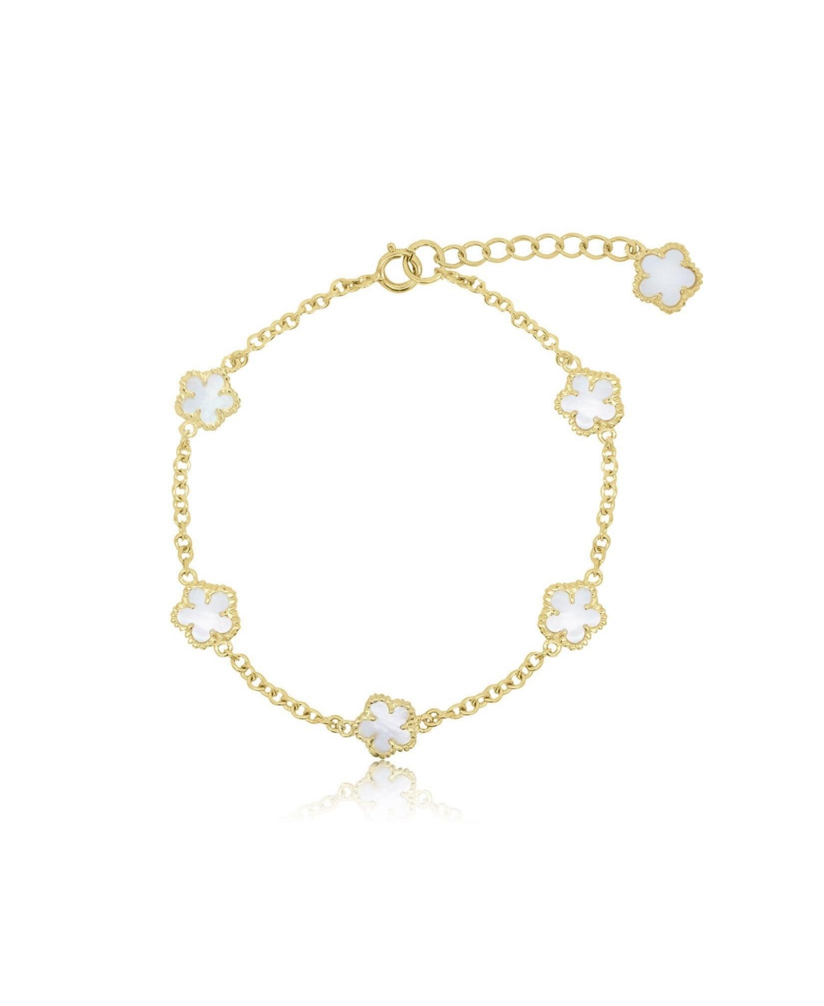 Click here for The Lovery Mother of Pearl Spring Flower Bracelet... prices