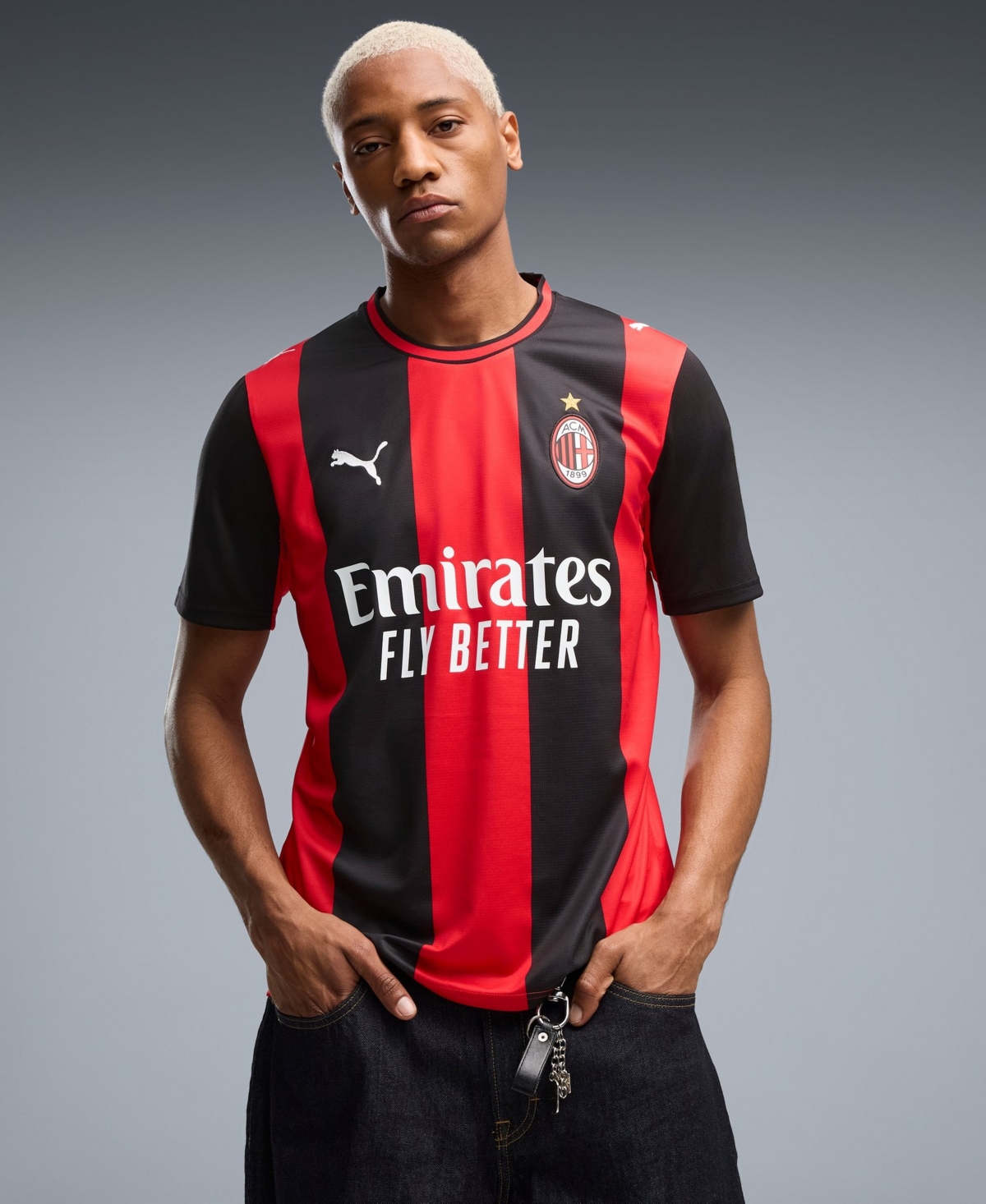 Click here for Puma Mens Black/Red Ac Milan 2026/27 Home Replica... prices