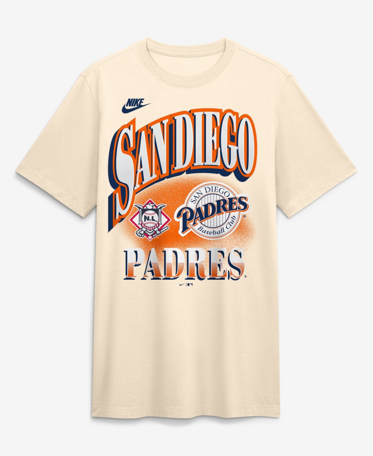 Click here for Nike Mens Natural San Diego Padres Tri-Blend T-Shi... prices
