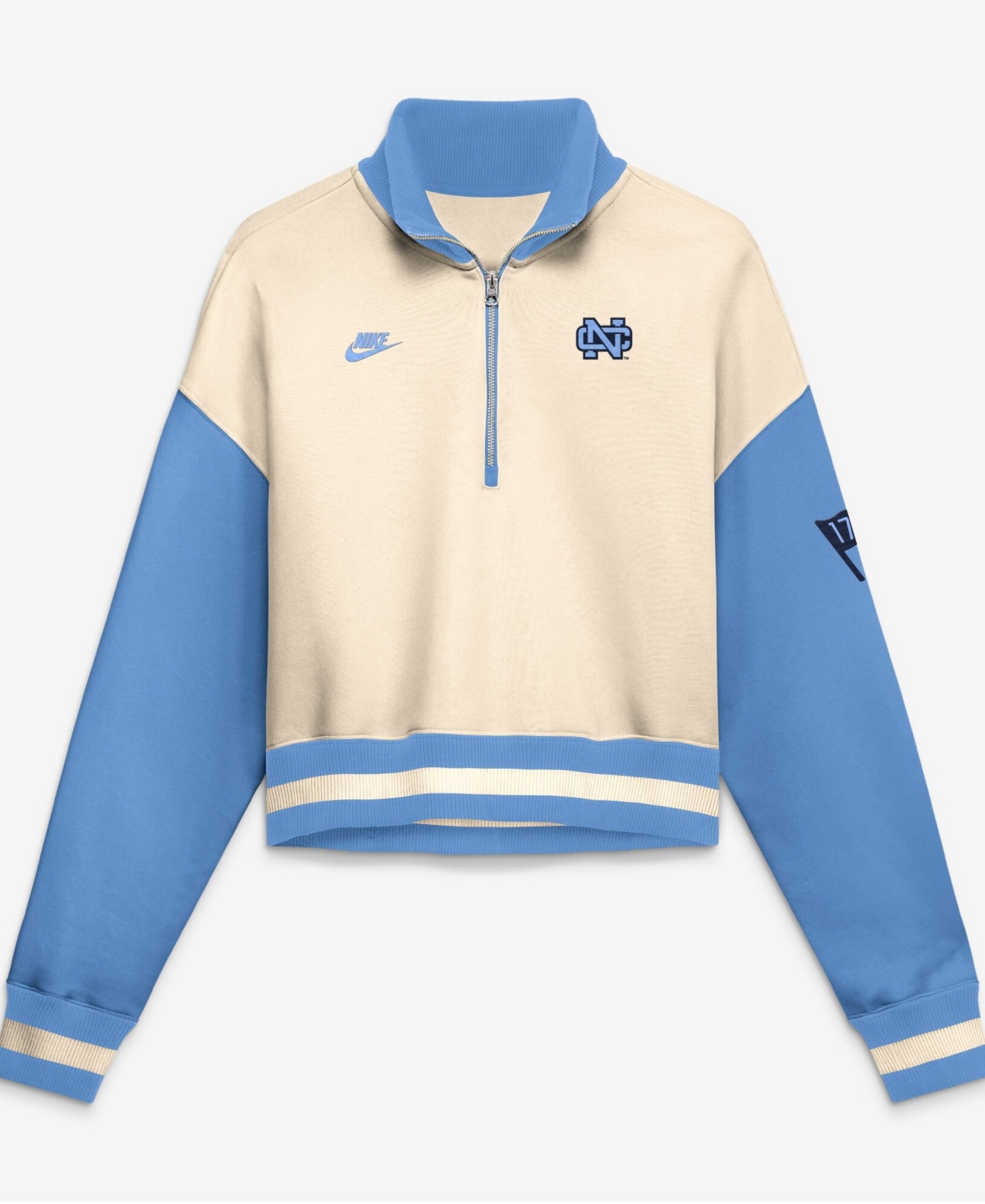 Click here for Nike Womens Natural/Carolina Blue North Carolina T... prices
