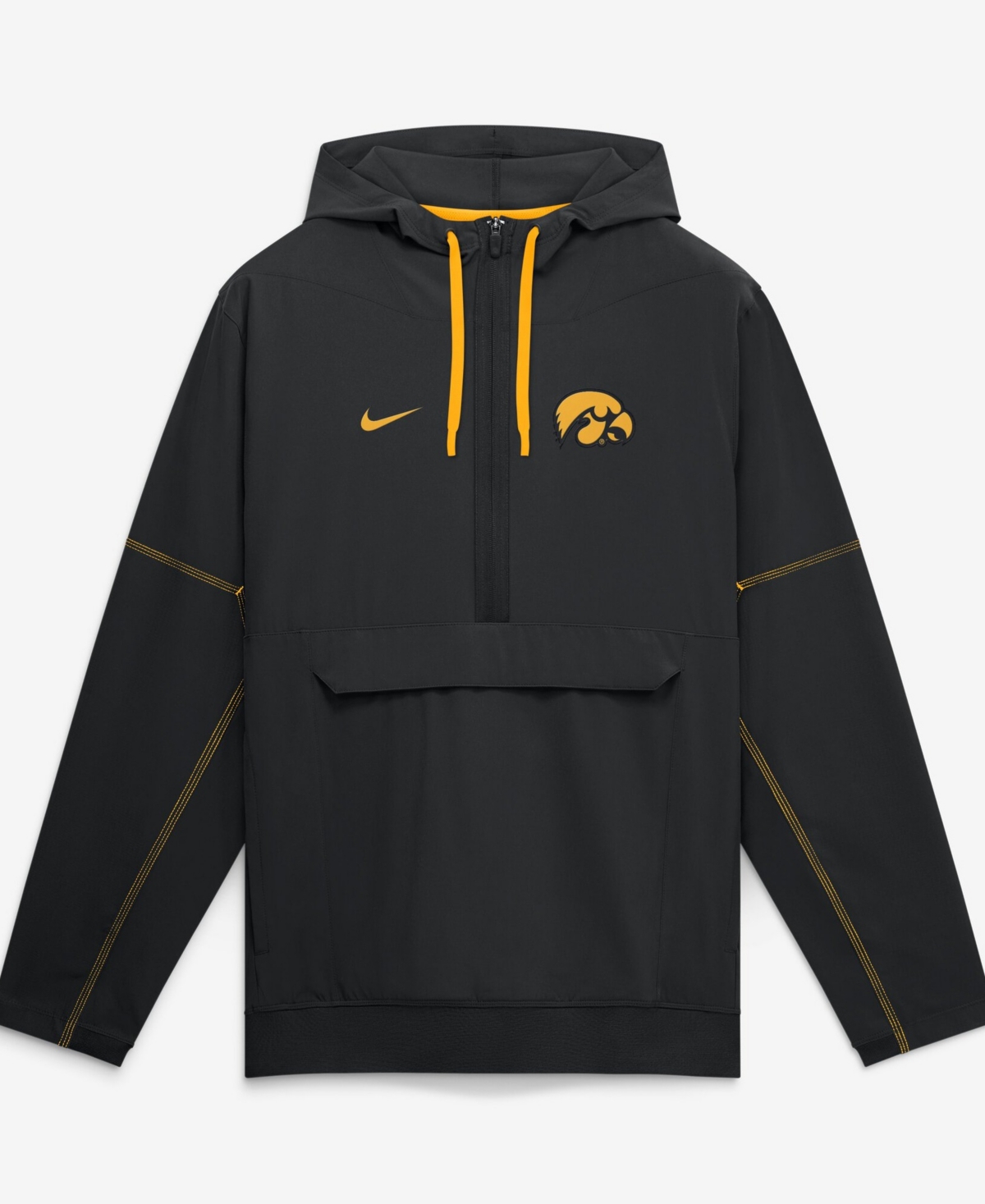 Click here for Nike Mens Black Iowa Hawkeyes 2026 Sideline Anorak... prices