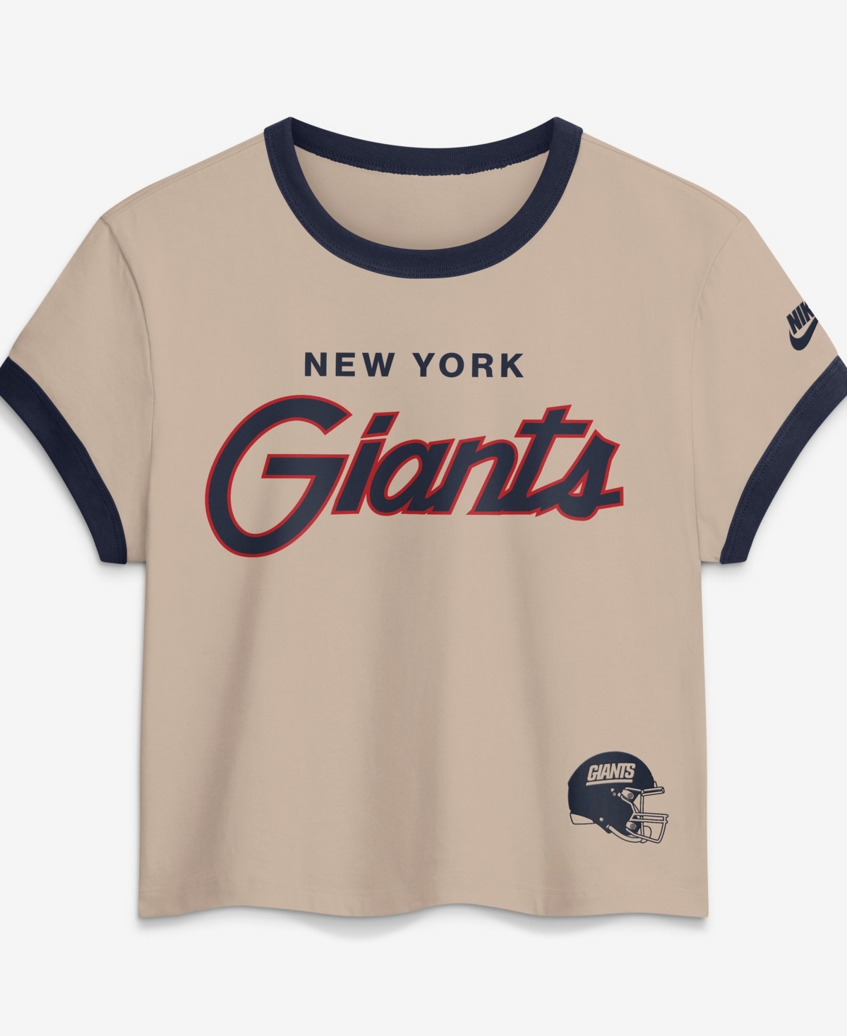 Click here for Nike Womens Cream New York Giants Rewind Ringer Mo... prices