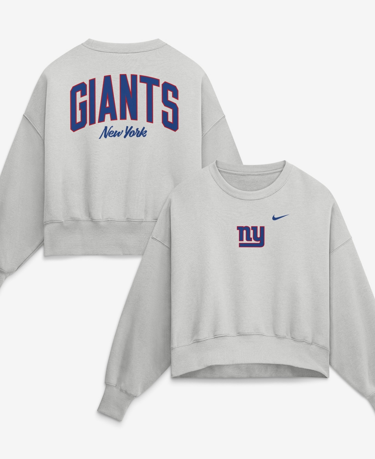 Click here for Nike Womens Gray New York Giants Oversized Primeti... prices