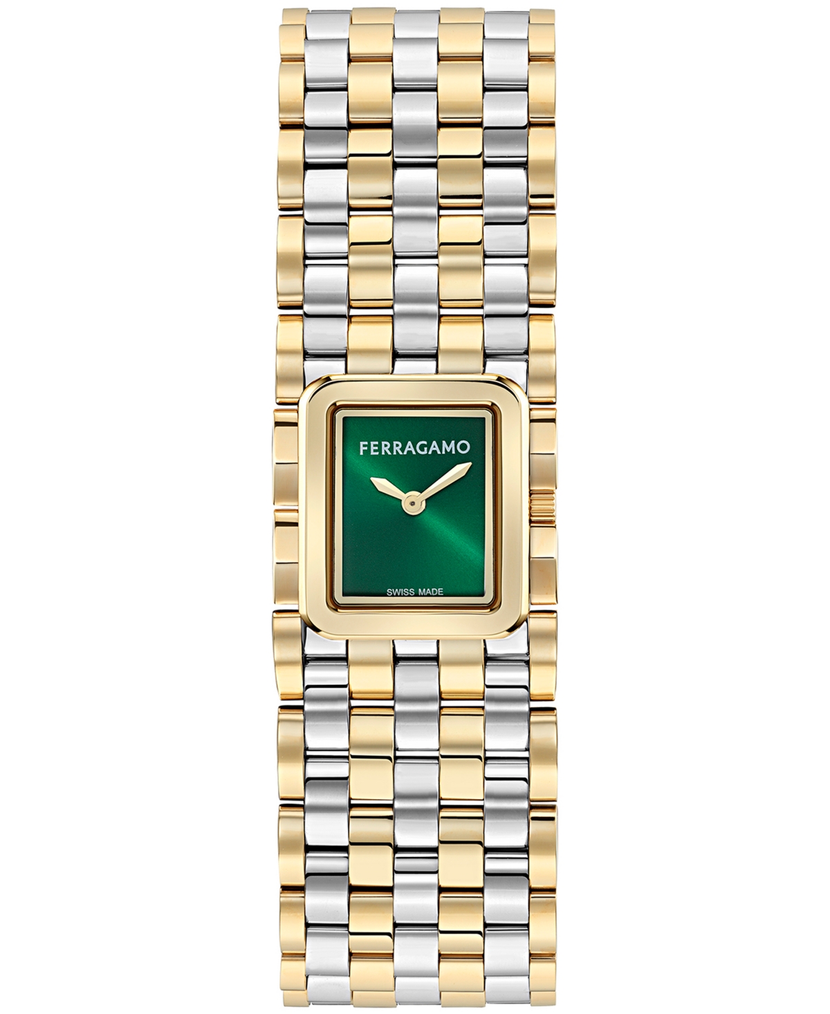 Click here for Ferragamo Womens Two-Tone Stainless Steel Bracelet... prices