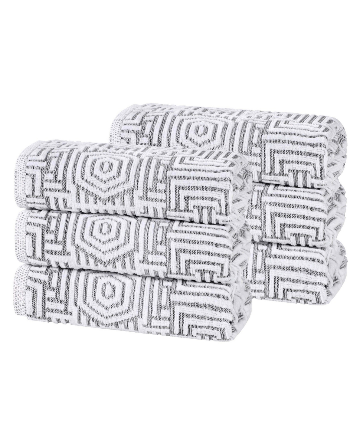 Click here for Superior Jasper Cotton 6-Piece Hand Towel Set - Ch... prices