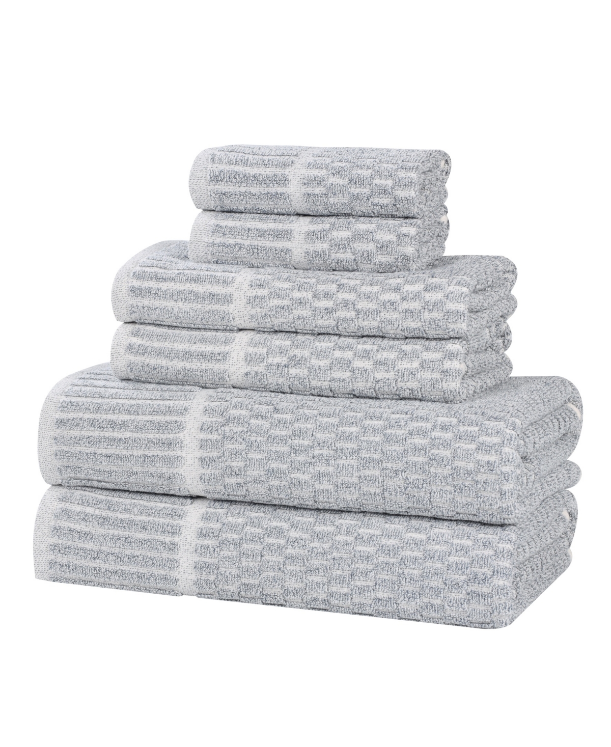 Click here for Superior Juno Cotton Blend 6-Piece Towel Set - Den... prices