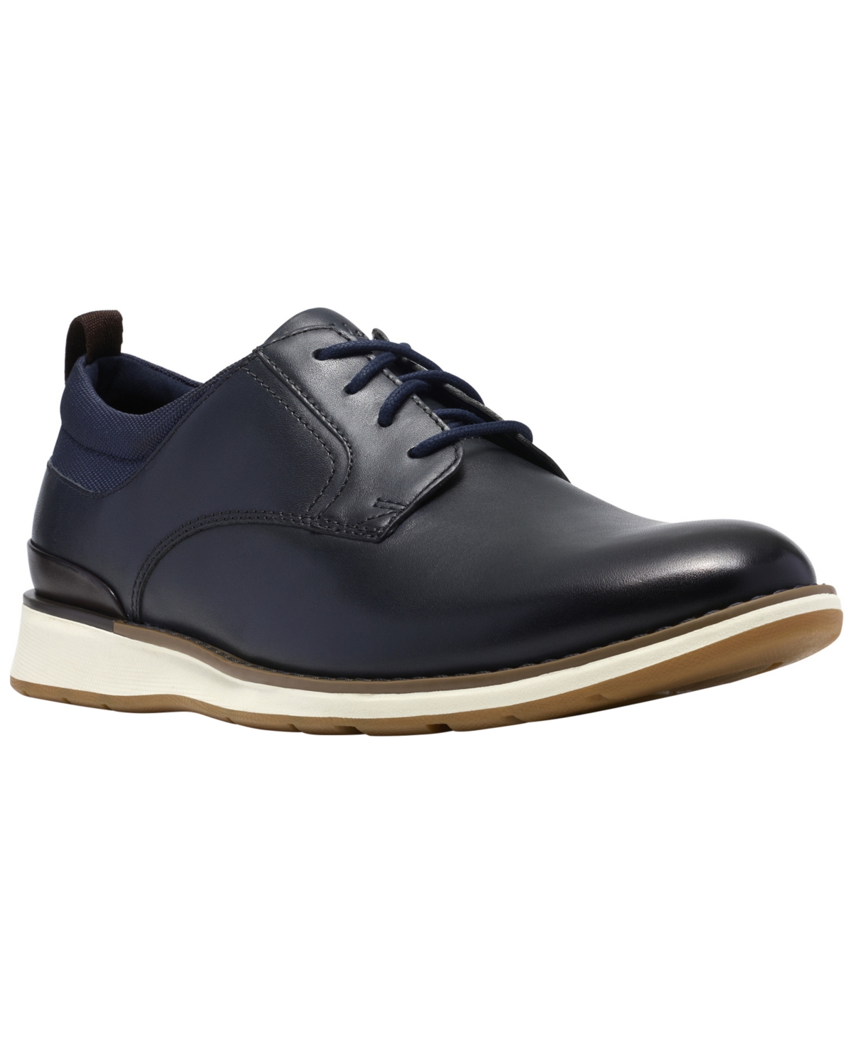Click here for Clarks Mens Flex Hybrid Casual Shoes - Navy Leathe... prices