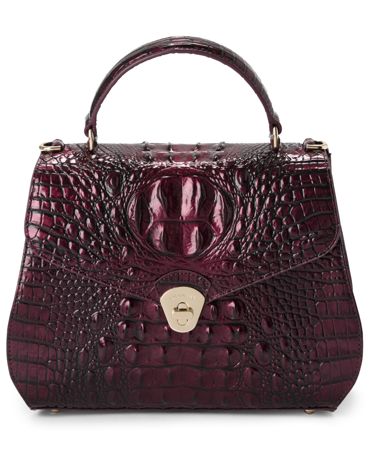 Click here for Brahmin Annalise Melbourne Small Leather Satchel H... prices