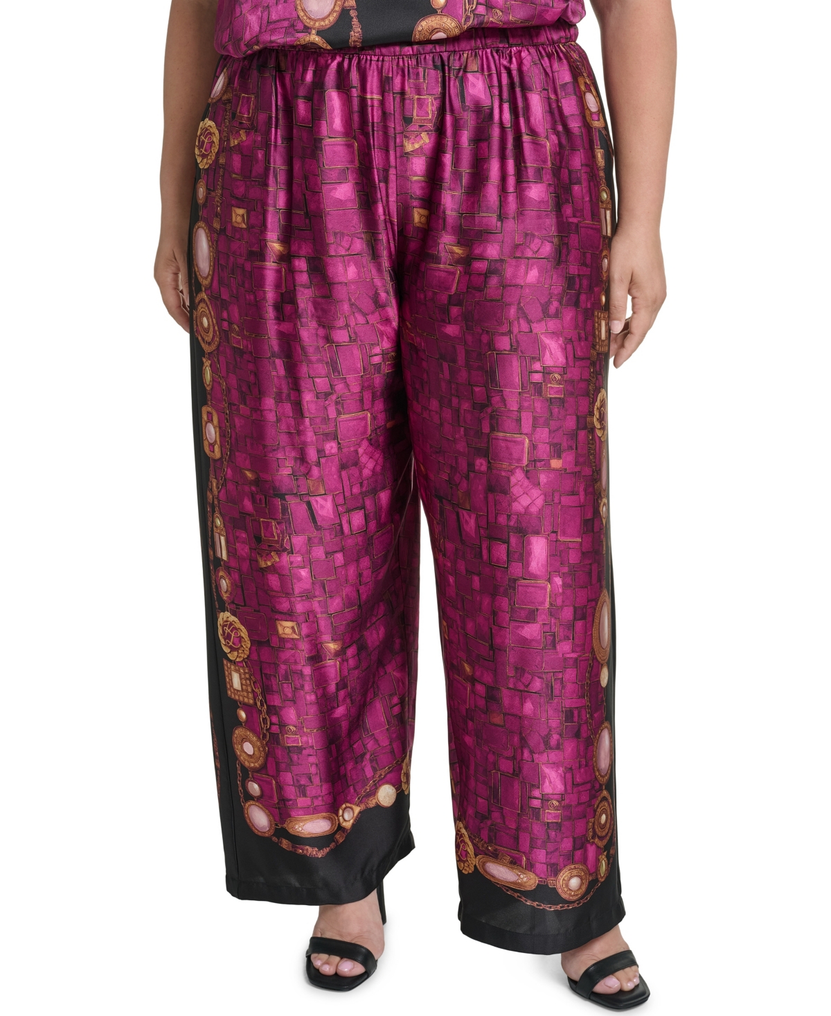 Click here for Karl Lagerfeld Paris Plus Size Gemstone Pull-On Wi... prices