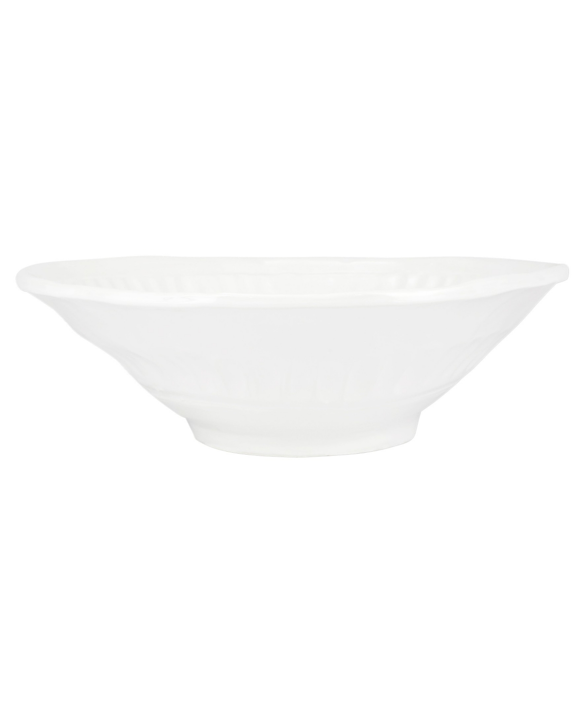 Click here for Vietri Pietra Serena Medium Serving Bowl - White prices